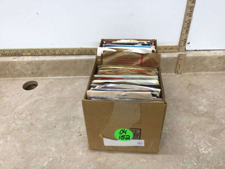 ASSORTED 45 RPM RECORDS-OAK RIDGE BOYS, BEE GEES, CHARLEY PRICE ...