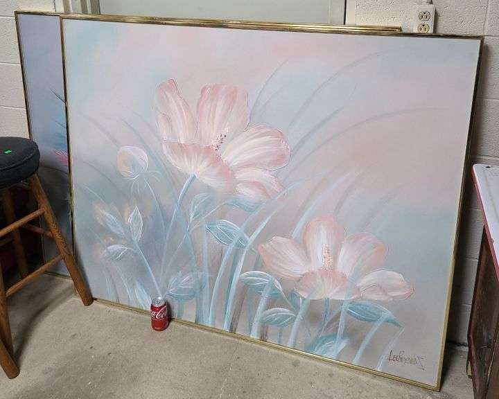 (2) Large Lee Reynolds MCM paintings - Dixon's Auction at Crumpton