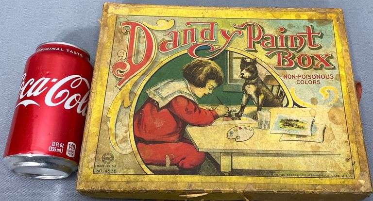 Antique Dandy Paint box - Dixon's Auction at Crumpton