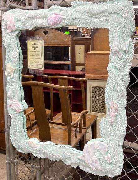 Vanguard sea life mirror - Dixon's Auction at Crumpton