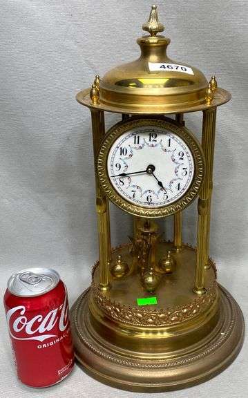 Henry Coehler anniversary clock - Dixon's Auction at Crumpton