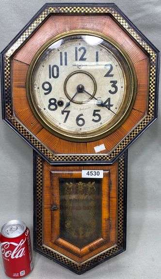 Antique Japanese regulator clock - Dixon's Auction at Crumpton