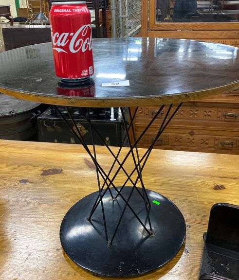MCM welded wire cocktail table - Dixon's Auction at Crumpton