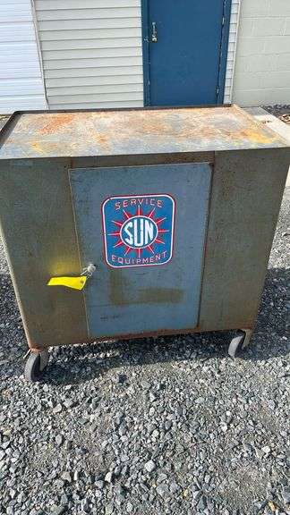 sun industrial metal cabinet - Dixon's Auction at Crumpton