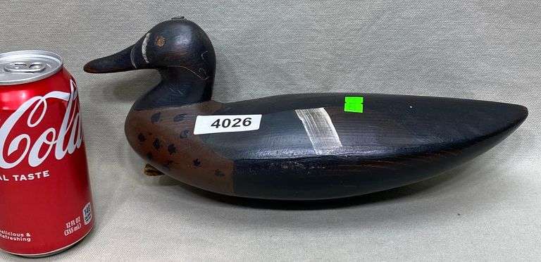 Butch Parker Holtwood PA duck decoy - Dixon's Auction at Crumpton