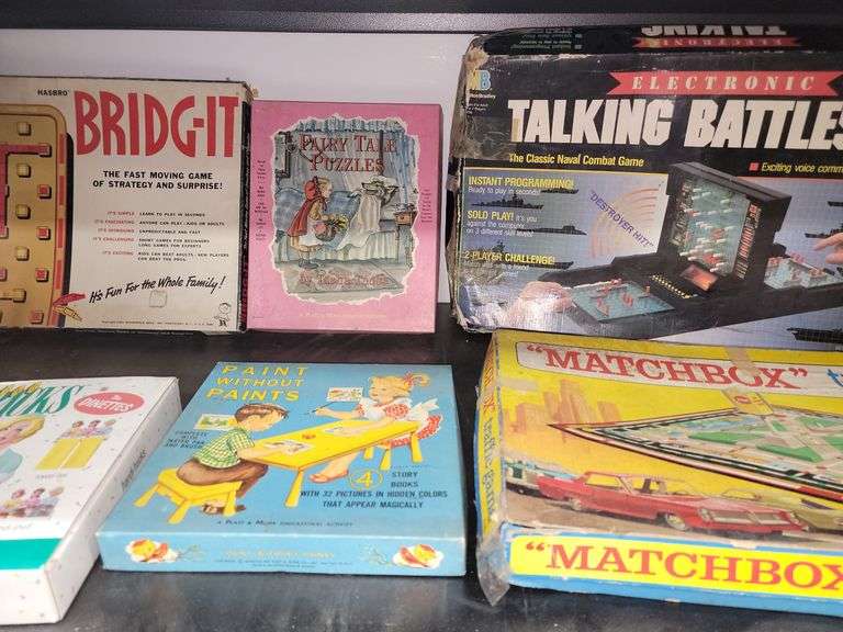 Lot Vintage Board Games, Matchbox Traffic Game, Battleship Etc - Dixon ...