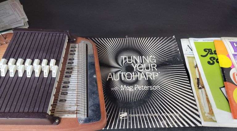 Lot Autoharp, Sheet Music Etc - Dixon's Auction at Crumpton