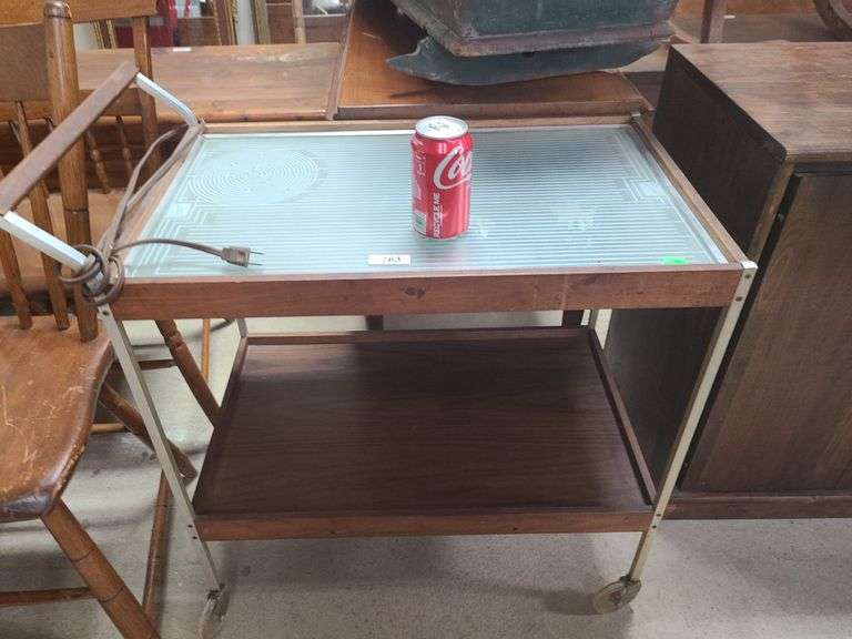 MCM bar cart - Dixon's Auction at Crumpton