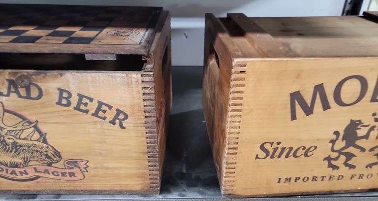 Lot Wood Beer Crates - Dixon's Auction at Crumpton