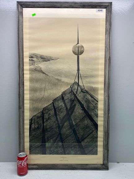 Andrew Wyeth print - Dixon's Auction at Crumpton