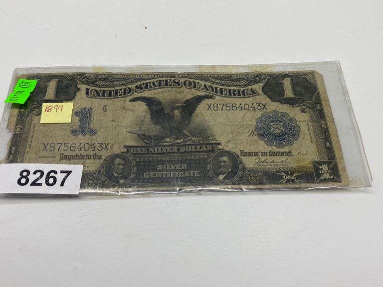US $1 Black eagle note - Dixon's Auction at Crumpton