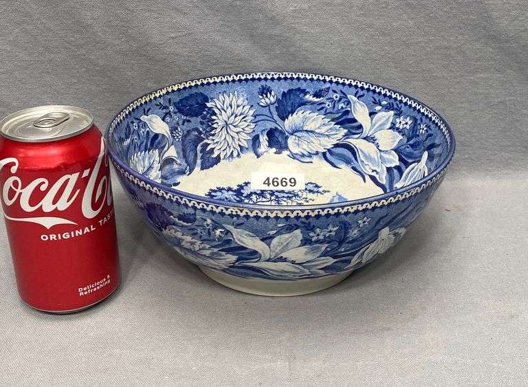 Antique English Pearlware Bowl - Dixon's Auction at Crumpton