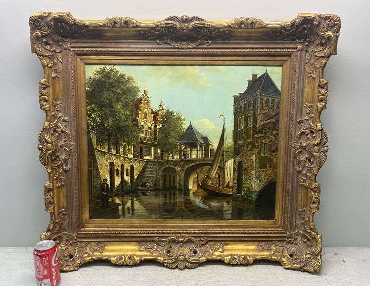 Landscape Painting, Signed Muller - Dixon's Auction at Crumpton