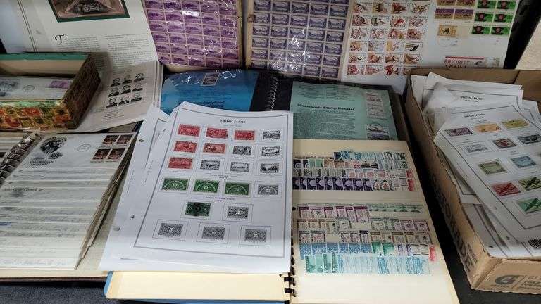 Collection Of Stamps, 1St Day Covers Etc - Dixon's Auction at Crumpton