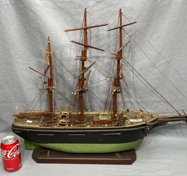 Antique Ship Model - Dixon's Auction at Crumpton