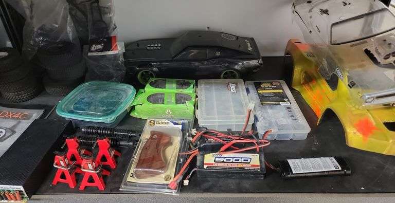 Lot Rc Car Hardware, Bodies, Wheels Etc - Dixon's Auction at Crumpton