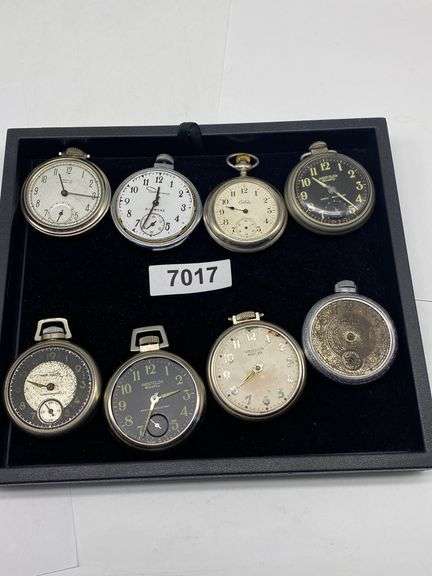 Tray Lot Of Pocket Watches - Dixon's Auction at Crumpton