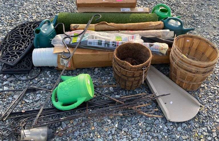 Lot Astroturf Shepherds Hooks For Plants, Doormats, Planters, Etc ...