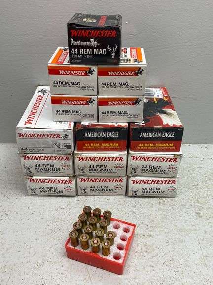550+ Rounds Of .44 Rem Mag Pistol Ammunition. - Dixon's Auction at Crumpton