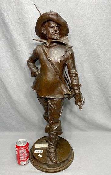 Edouard Drouot Bronze Sculpture - Dixon's Auction at Crumpton