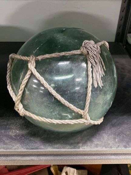 (3) XL & Lg Vintage Japanese Glass Net Float Balls - Dixon's Auction at ...