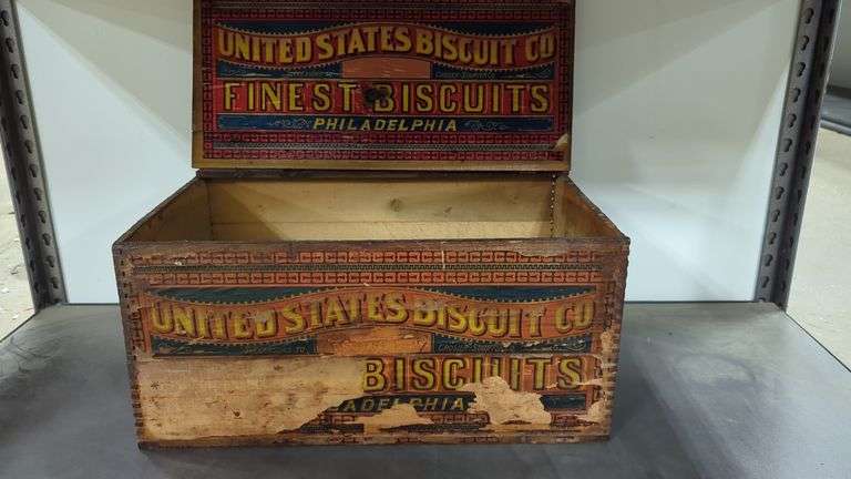 Antique National Biscuit Box - Dixon's Auction at Crumpton