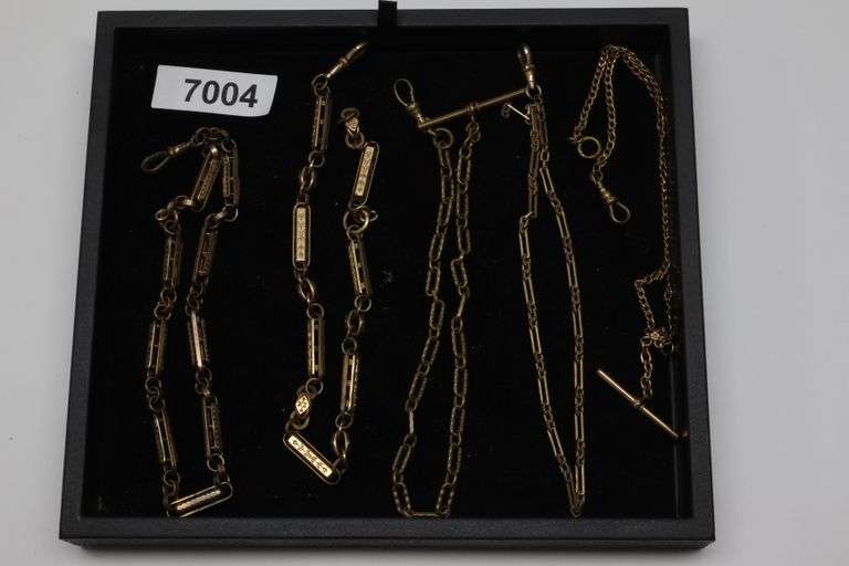 Vintage Gold Filled Watch Chains - Dixon's Auction at Crumpton