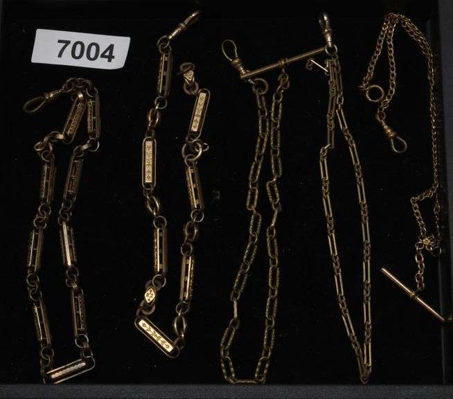 Vintage Gold Filled Watch Chains - Dixon's Auction at Crumpton