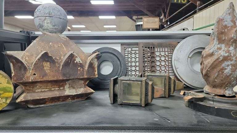 Lot Of Antique Architectural Salvage Elements & Industrial Molds - Dixon's Auction at Crumpton