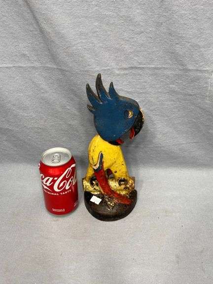 Art Deco Taylor Cook Cast Iron Doorstop - Dixon's Auction at Crumpton