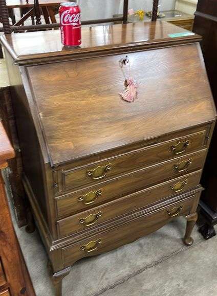 Pennsylvania House Cherry Ladies' Dropfront Desk - Dixon's Auction at ...