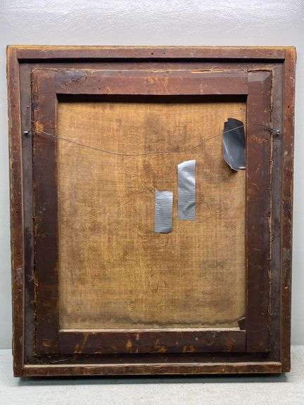 Antique Oil Portrait Painting Of A Lady (Damage To Canvas) - Dixon's ...