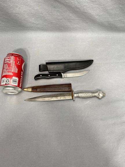 (2) Vintage Fixed Blade Knives-Buck 107 & Korium - Dixon's Auction at ...