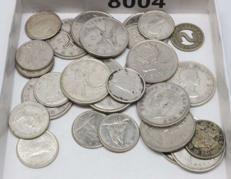 Group Of Foreign Coins/Tokens Including Silver - Dixon's Auction at ...