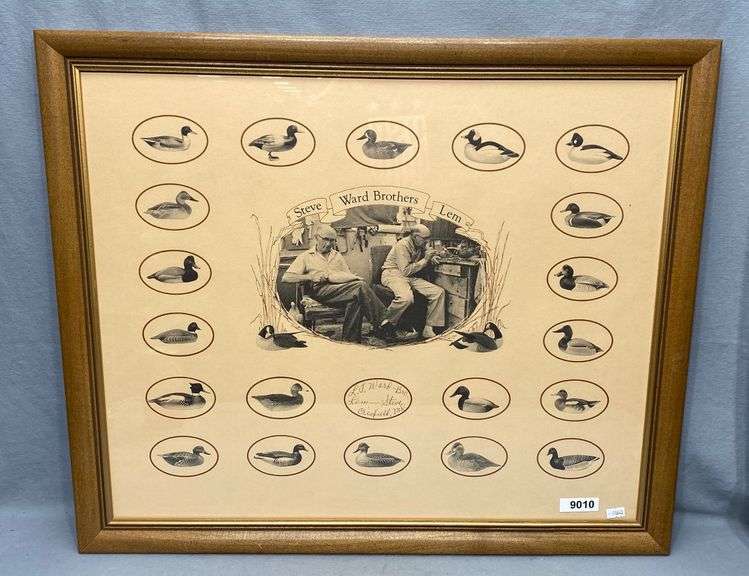 Ward Bros. Signed Print - Dixon's Auction at Crumpton