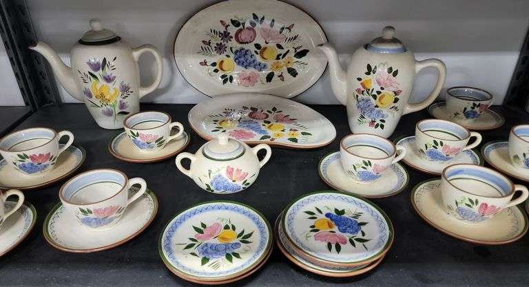 Lot Vintage Stangl Pottery Set Of Dishes - Dixon's Auction at Crumpton