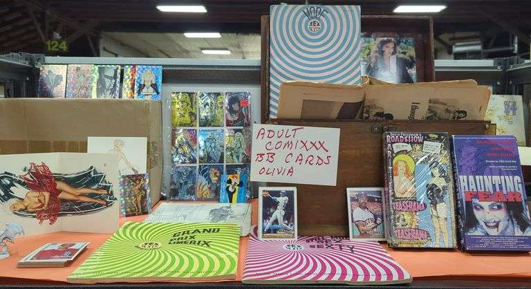 Lot Of Adult Comix & Collector Cards - Dixon's Auction at Crumpton