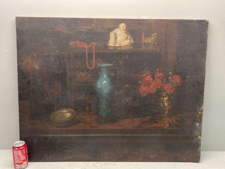 Lord Gerald Berners (British, 1883-1950) Oil on Canvas Still Life ...