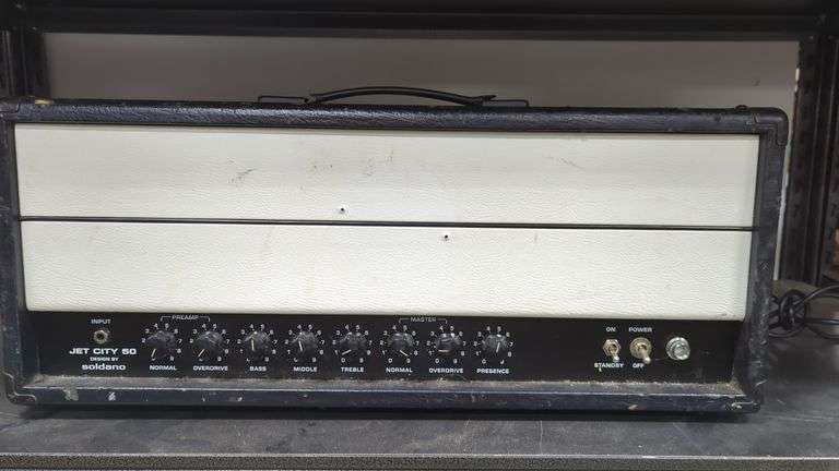 Vintage Jet City 50 Soldano Amplifier Head Unit - Dixon's Auction at ...