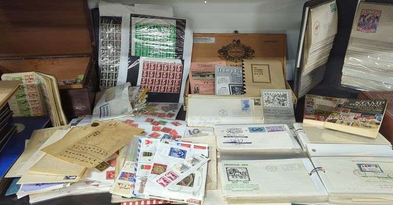 Collection of Vintage Postage Stamps, 1st Day Covers Etc. - Dixon's ...