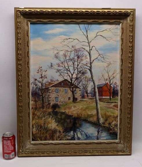 Clarence Dreisbach Pennsylvania Impressionist Landscape Painting ...