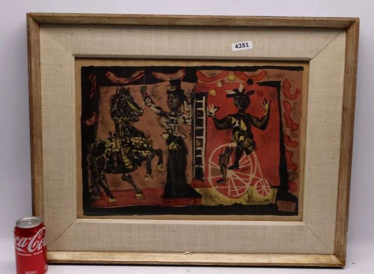 Antoni Clave Artist Signed Lithograph - Dixon's Auction at Crumpton