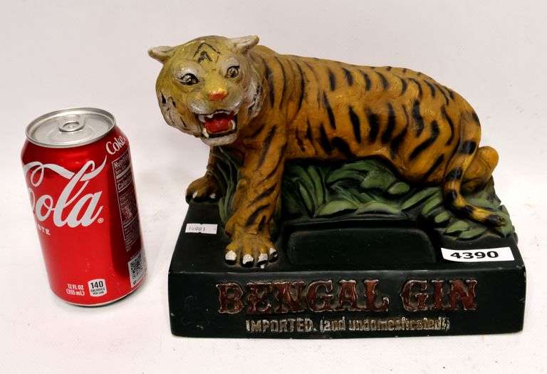 Vintage Bengal Gin Bottle Display - Dixon's Auction at Crumpton