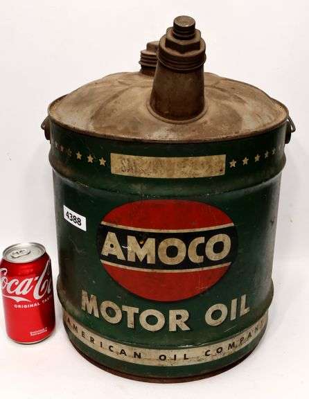 Vintage Amoco Motor Oil Can - Dixon's Auction at Crumpton