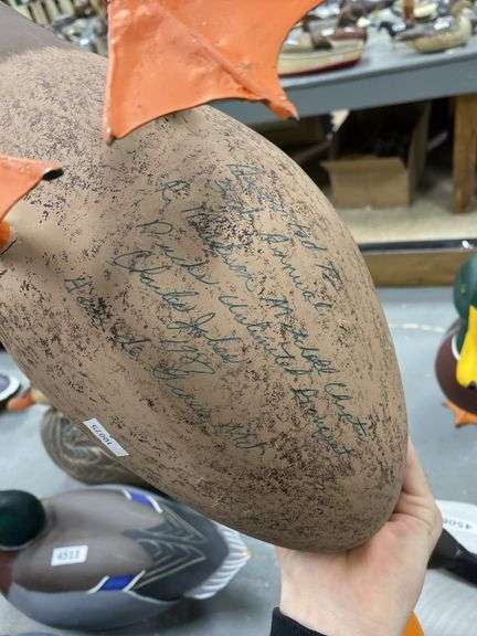 Pair Charles Jobes Standing Mallard Duck Decoys - Dixon's Auction at ...