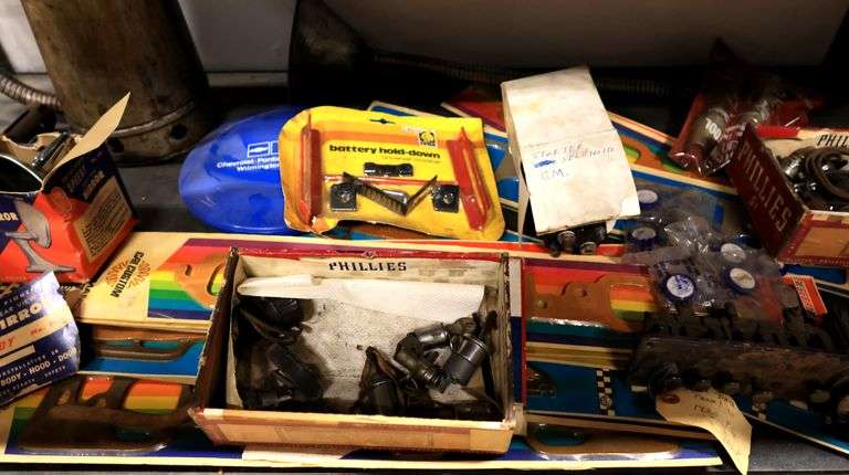 Lot of Vintage Automotive Garage Items & Supplies - Dixon's Auction at ...