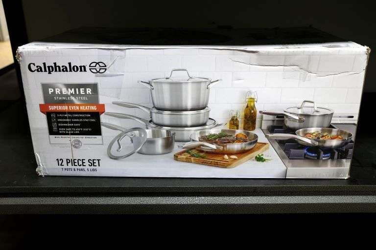 Misc Returns: Calphalon 12 Piece Cookware Set, [As-Is, Item is Open Box ...