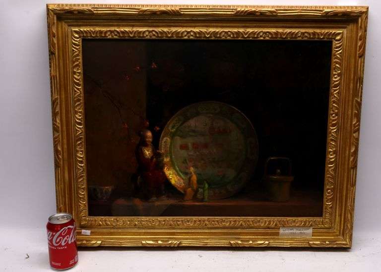 William Harnden Oil on Board Still Life Painting - Dixon's Auction at ...