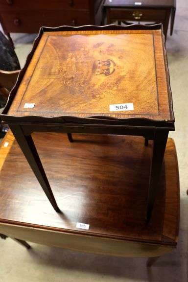 Charles Deacon Elizabeth II Coronation Table, As-Is - Dixon's Auction ...