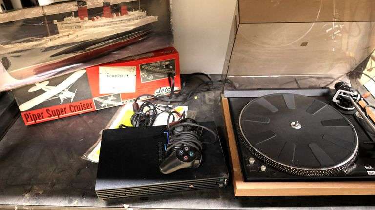 Playstation Gaming Console, Dual 621 Turntable, Ship & Plane Models ...